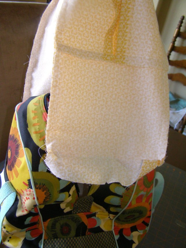 Scrap Bag Bag Tutorial. Part 5: Securing lining to Bag. | The ...